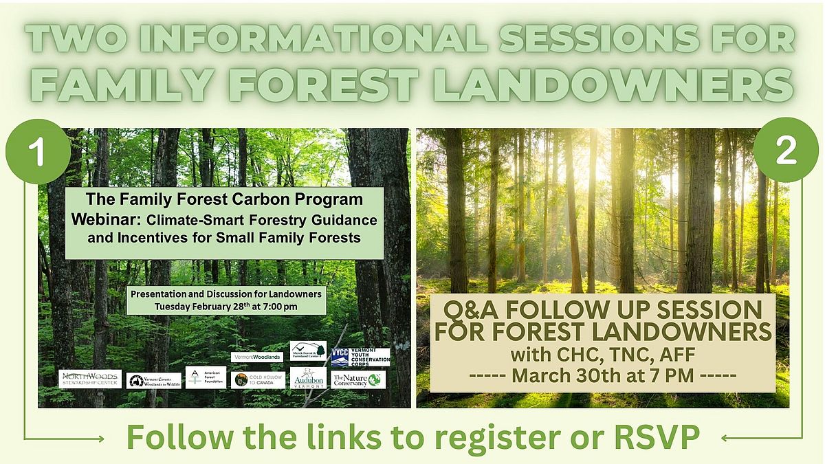 Family Forest Carbon Program Follow Up Q&A Session for Woodlots Program ...